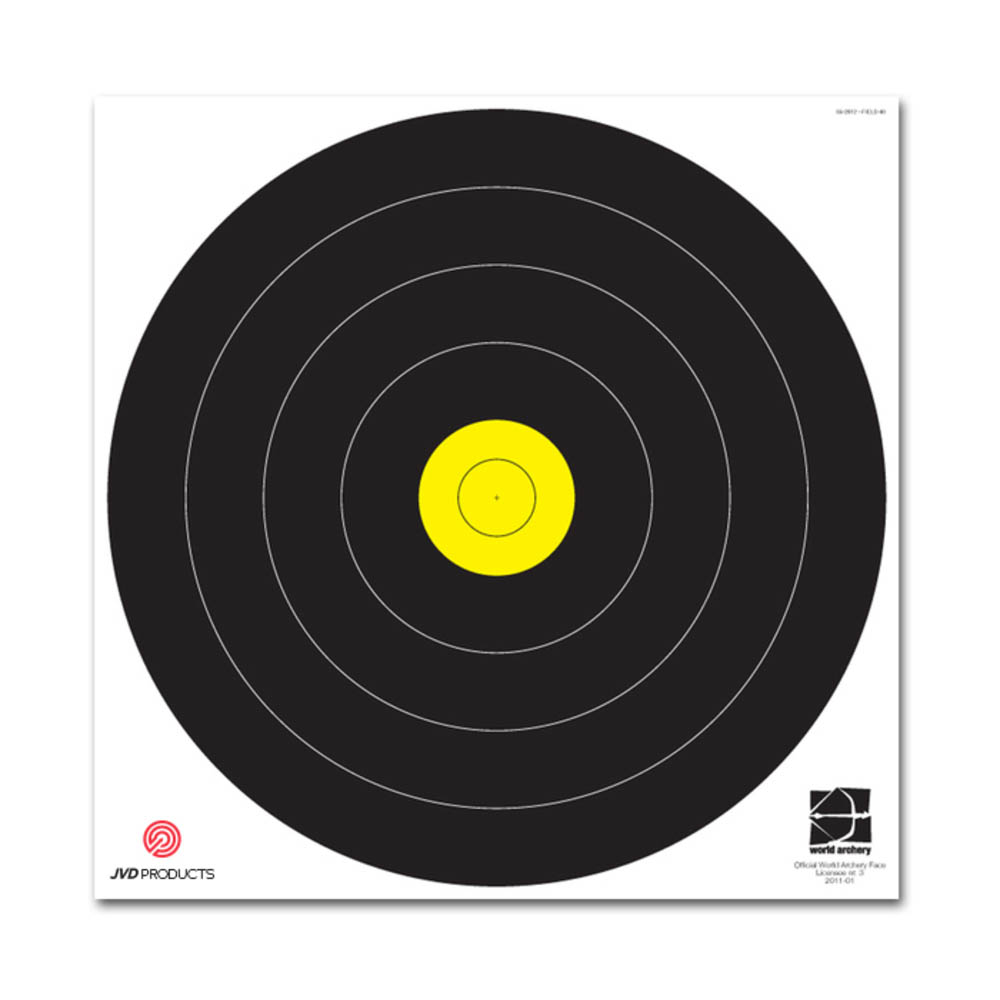 JVD Target Face Field 60cm - 100 pieces | 3DArcheryStore.com